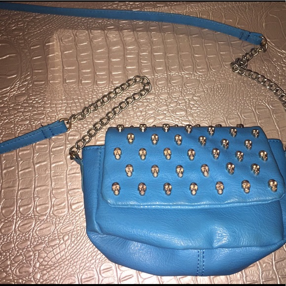 Yoki | Bags | Baby Blue Yoki Skull Crossbody Purse | Poshmark